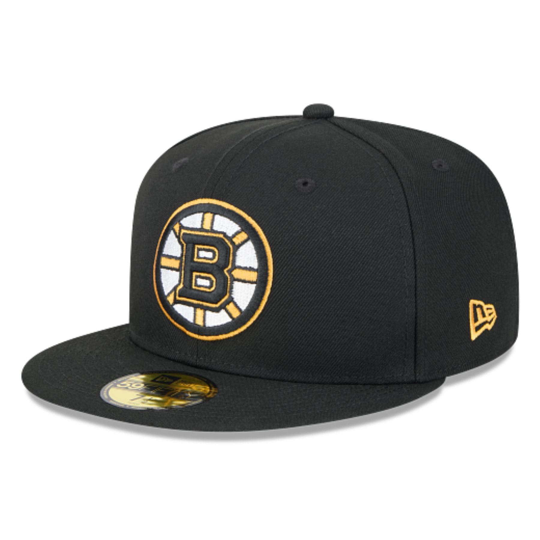 Boston Bruins NHL 59FIFTY Fitted Primary Logo Hat - Black | SportBuff Canada